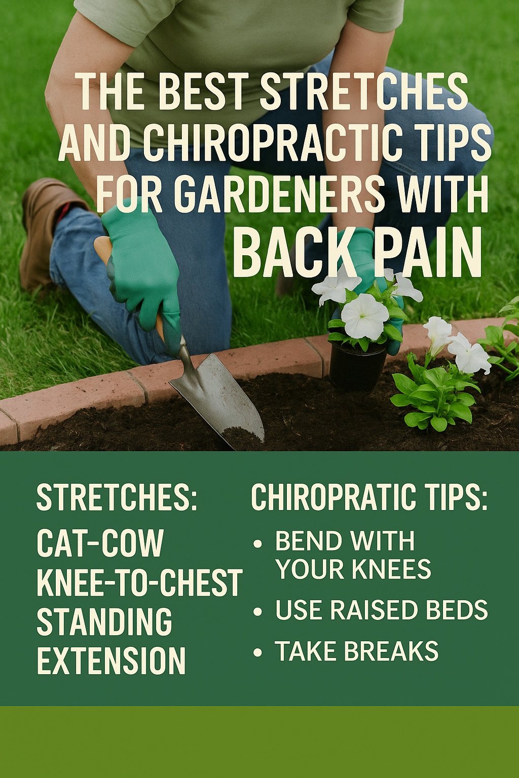 The Best Stretches and Chiropractic Tips for Gardeners with Back Pain ...